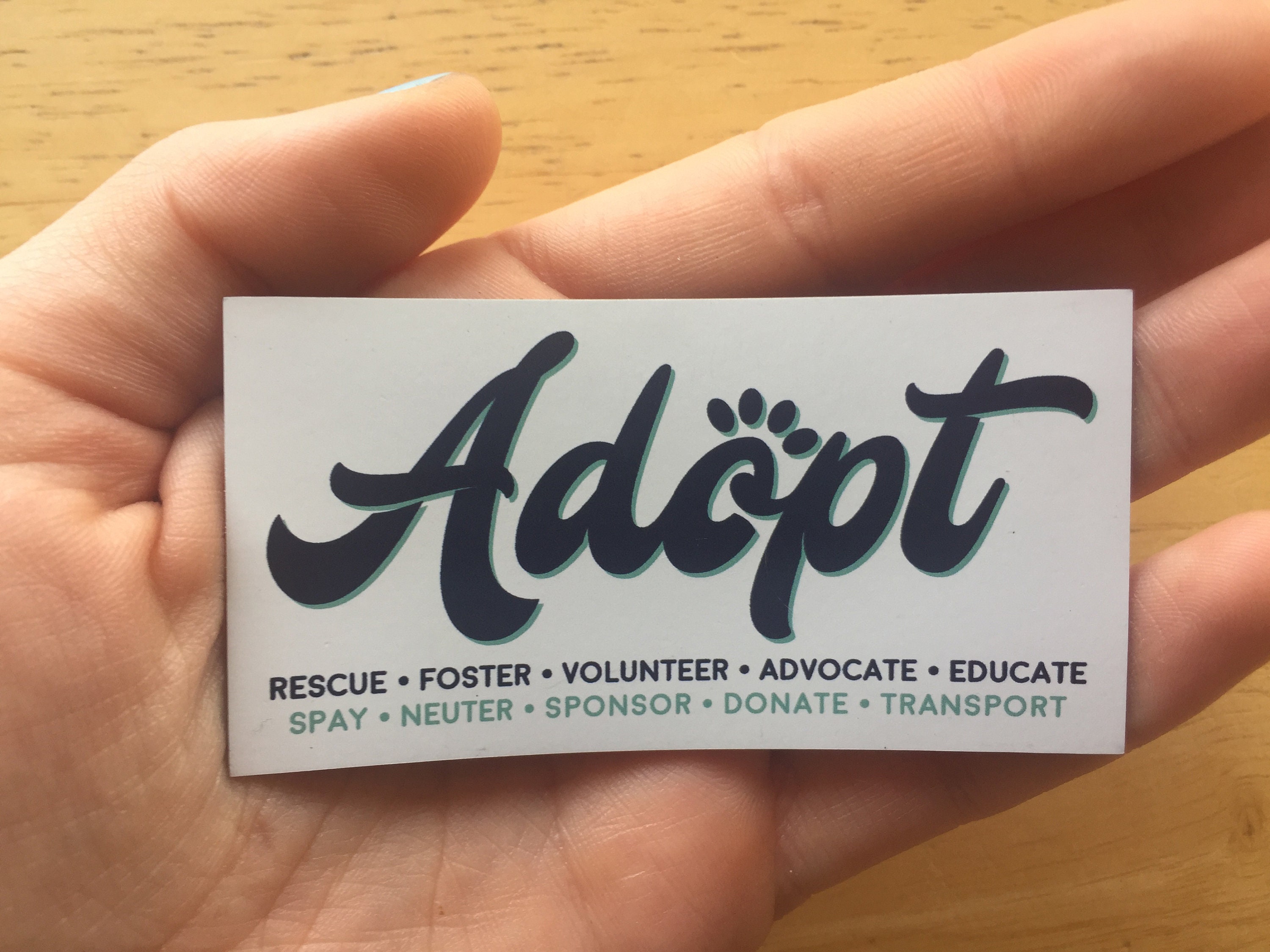 STICKER Bundle Adopt & Rescued is My Favorite Breed Magnets - Etsy UK