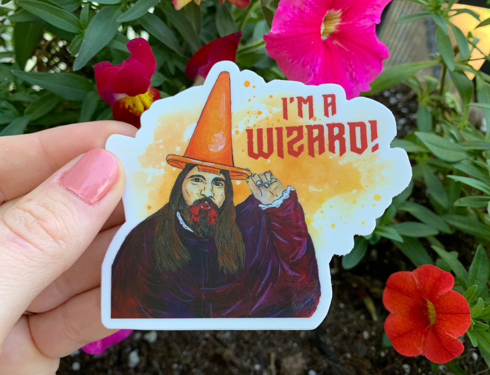 Nandor the Relentless Im a Wizard Quote Sticker | Etsy