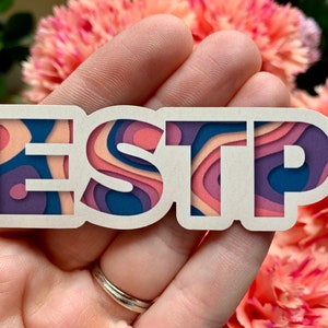 ESTP Sticker Myers-briggs Personality Test Waterproof Sticker - Etsy