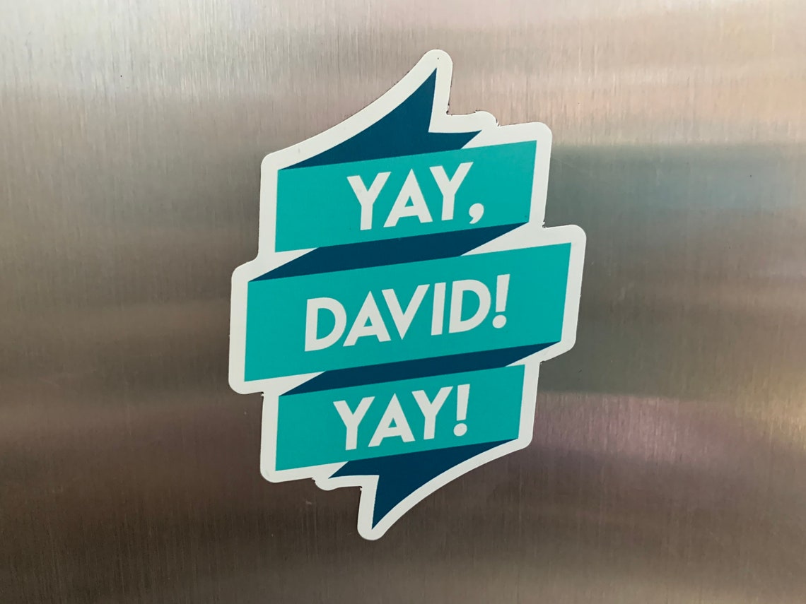 Yay David Yay MAGNET | Etsy
