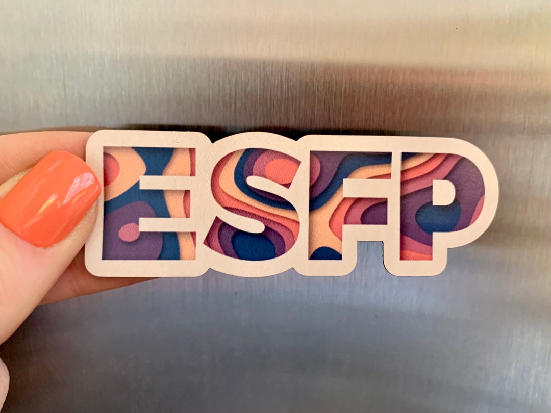 ESFP Sticker | Myers-briggs Personality Test | Waterproof Sticker - Etsy