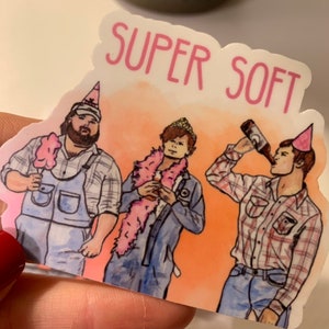 Super Soft (text Version) Sticker - Etsy