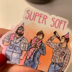 Super Soft (text Version) Sticker - Etsy