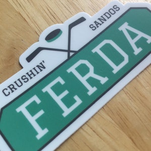 Crushin' Sandos Ferda Sticker - Etsy