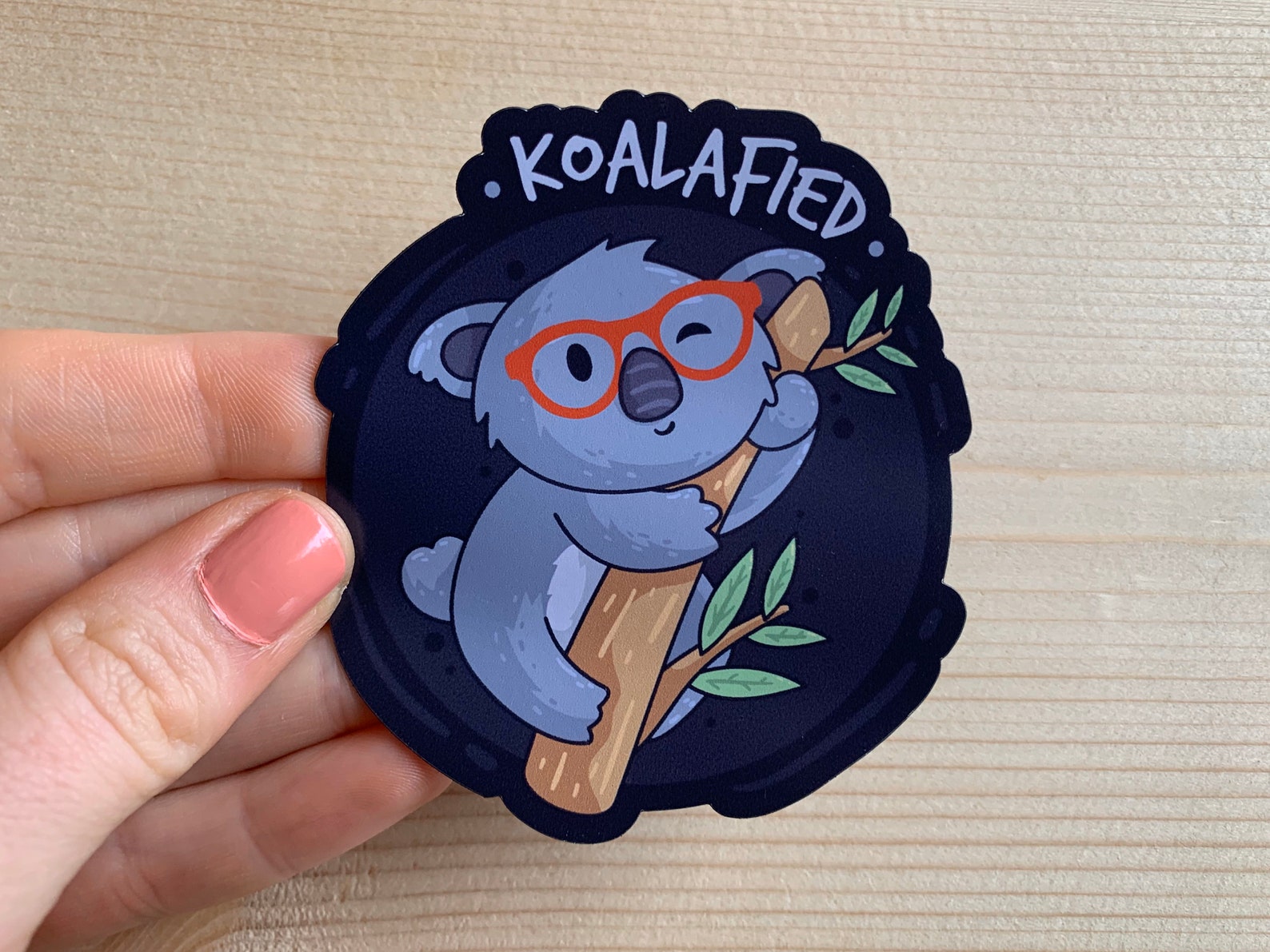 Koalafied Sticker - Koala With Glasses - Etsy