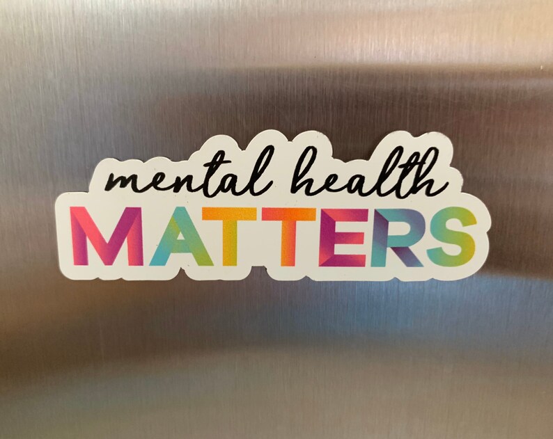 Mental Health Matters MAGNET 3 X 1 Mental | Etsy