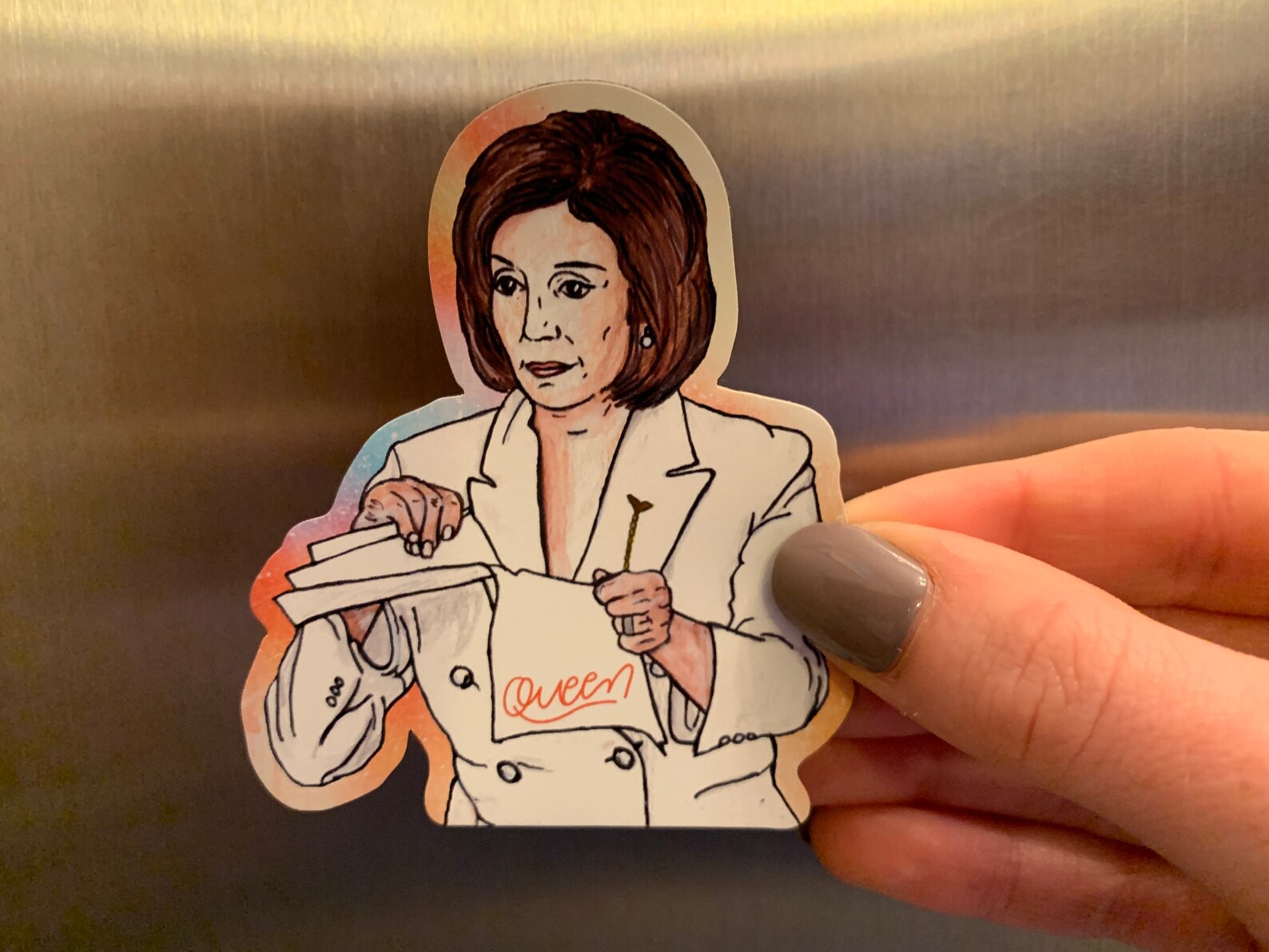 Nancy Pelosi Ripping State of the Union Speech - MAGNET - Etsy