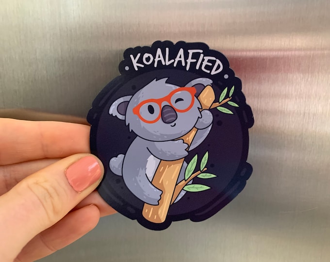 Koalafied MAGNET- Koala With Glasses - Etsy