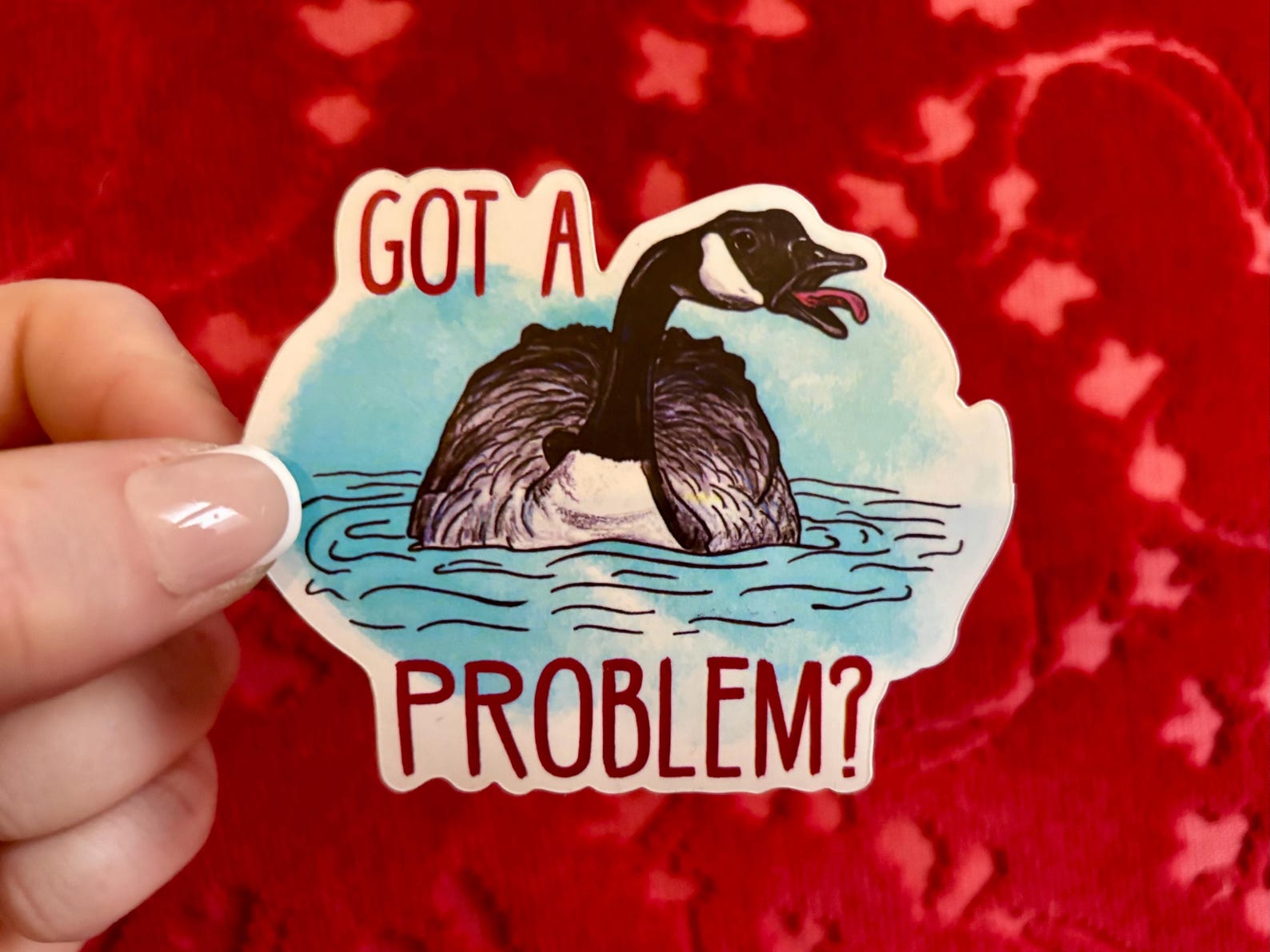 Got a Problem? Canada Goose Sticker - Etsy