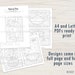 Keeping Cozy Winter Coloring Pages PDF, Mini Coloring Book, Winter ...