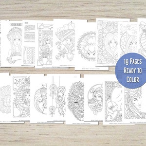 Breeze Digital Coloring Book PDF With 19 Printable Coloring Pages of ...