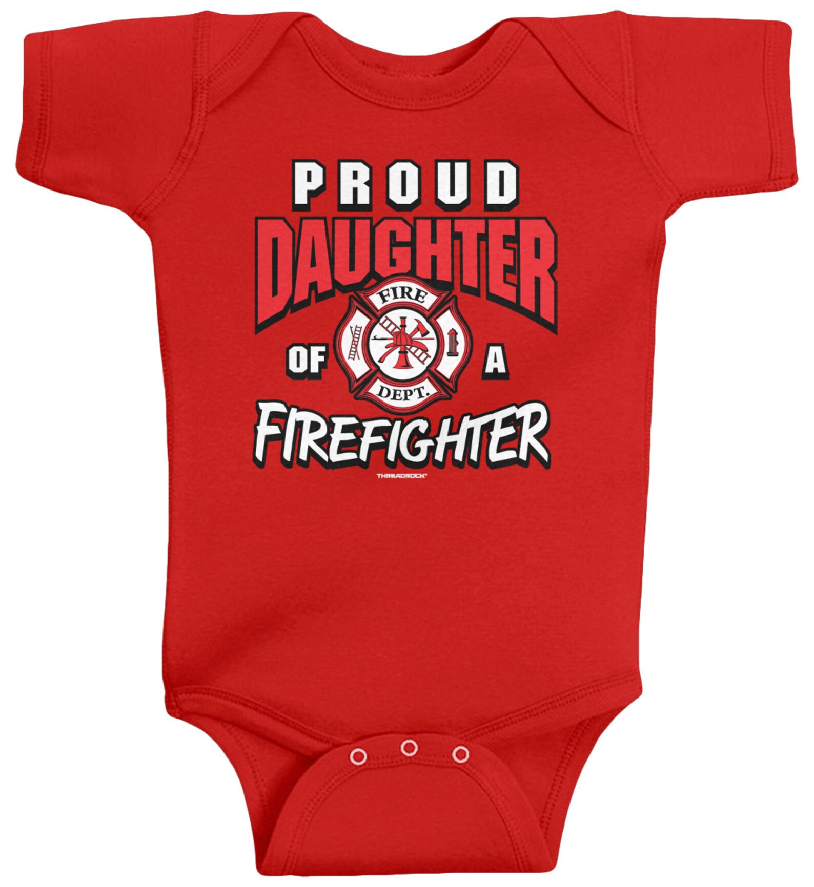 Proud Daughter of a Firefighter Baby Girls' Infant - Etsy