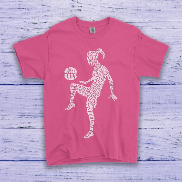 Girls Soccer Shirts - Etsy