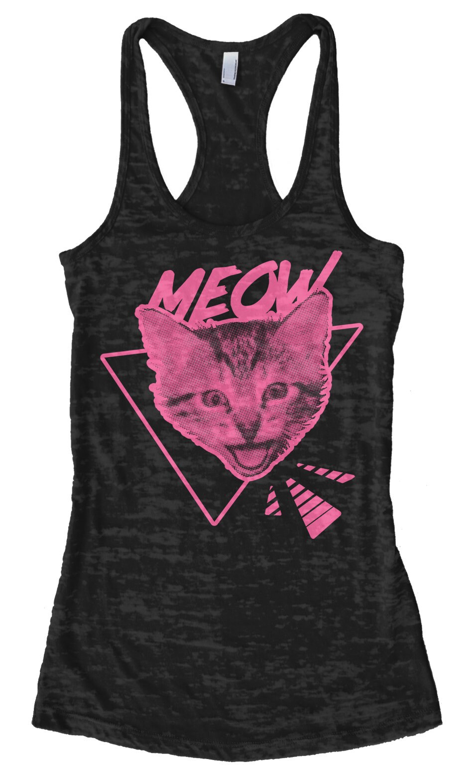 80's Neon Cat Funny 1980s Cat Lover Women's | Etsy