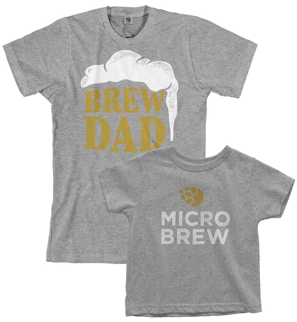 Brew Dad & Micro Brew Men's and Toddler Dad and Son or | Etsy