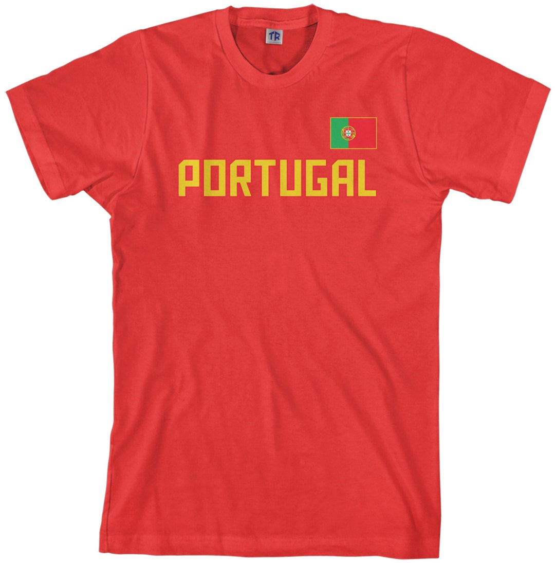 Portugal National Team Men's T-shirt Portuguese Flag European Football ...