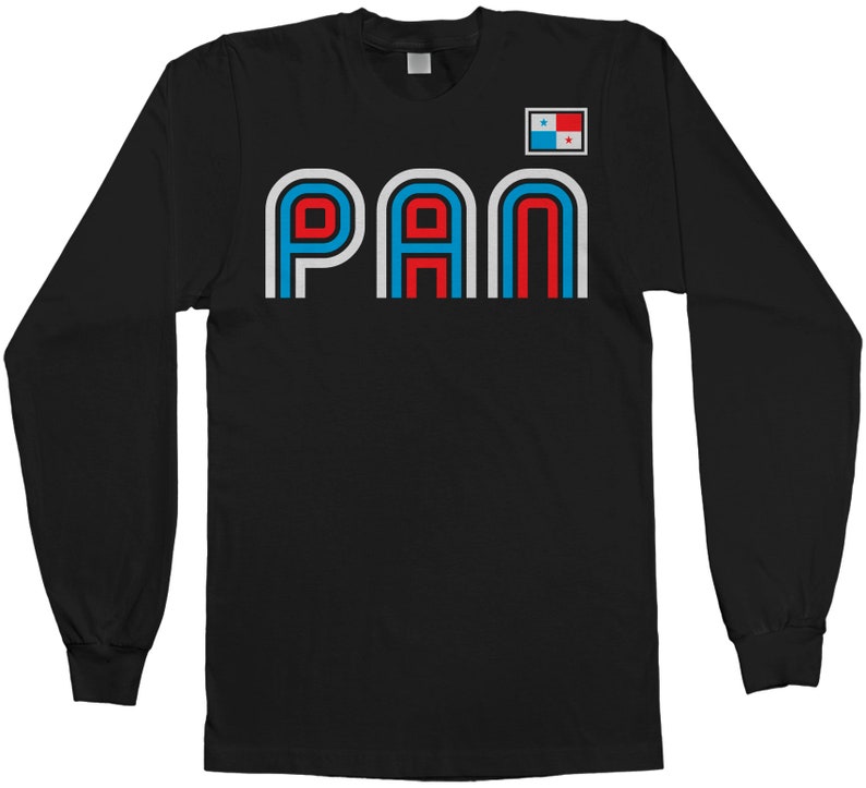 Panama Athletic Retro Series Men's Long Sleeve T-shirt | Etsy
