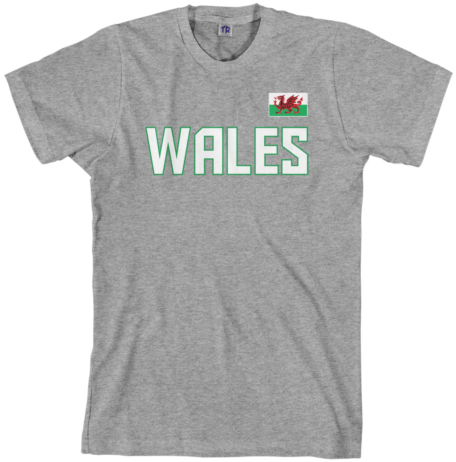 Wales National Team Men's T-shirt Welsh Flag European - Etsy