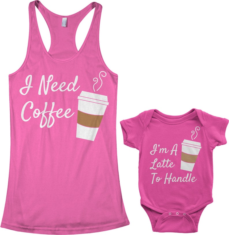 I Need Coffee / I'm A Latte to Handle Women's - Etsy
