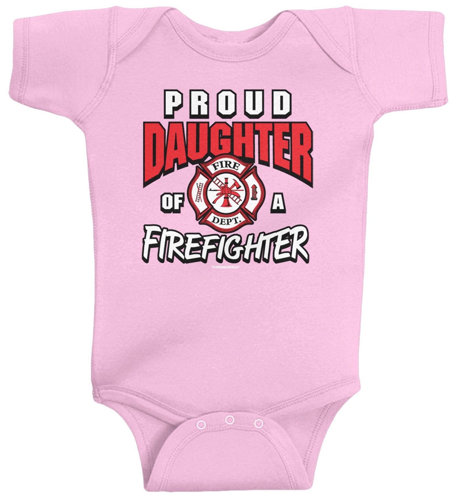 Proud Daughter of a Firefighter Baby Girls' Infant - Etsy