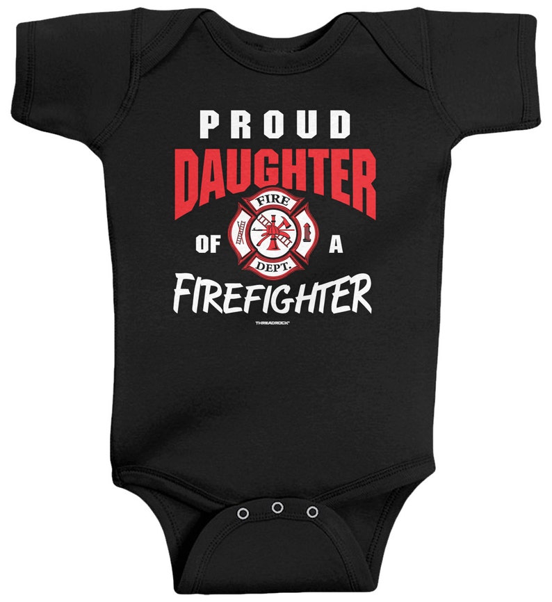 Proud Daughter of a Firefighter Baby Girls' Infant Bodysuit - Etsy