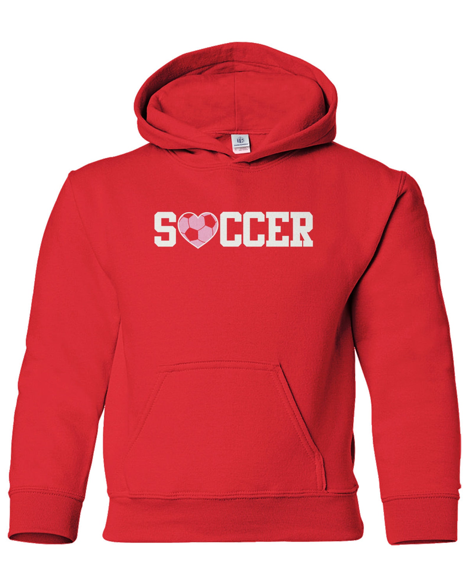 Soccer With Heart Youth Pullover Hoodie Sweatshirt | Etsy