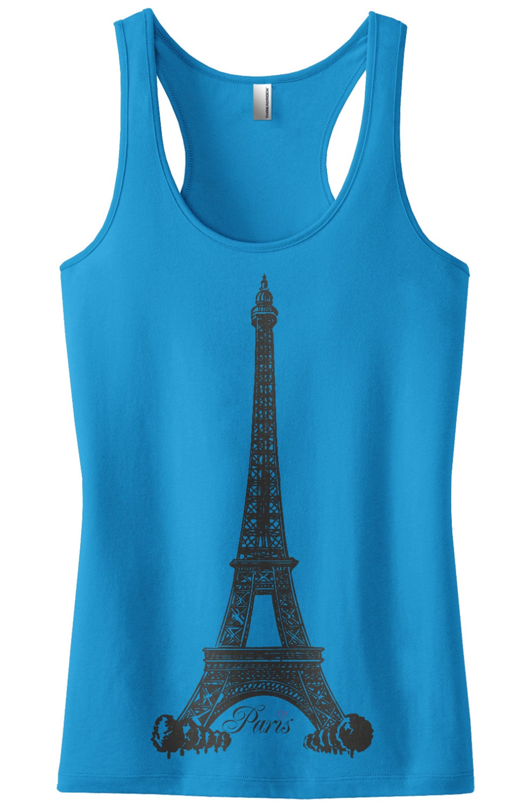 Eiffel Tower of Paris, France Women's Racerback Tank Top - Etsy