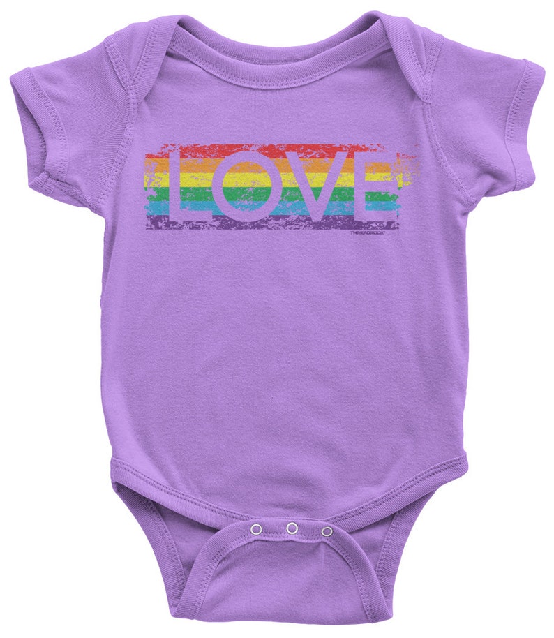 Gay Pride Rainbow Love Unisex Baby Infant Bodysuit - Etsy