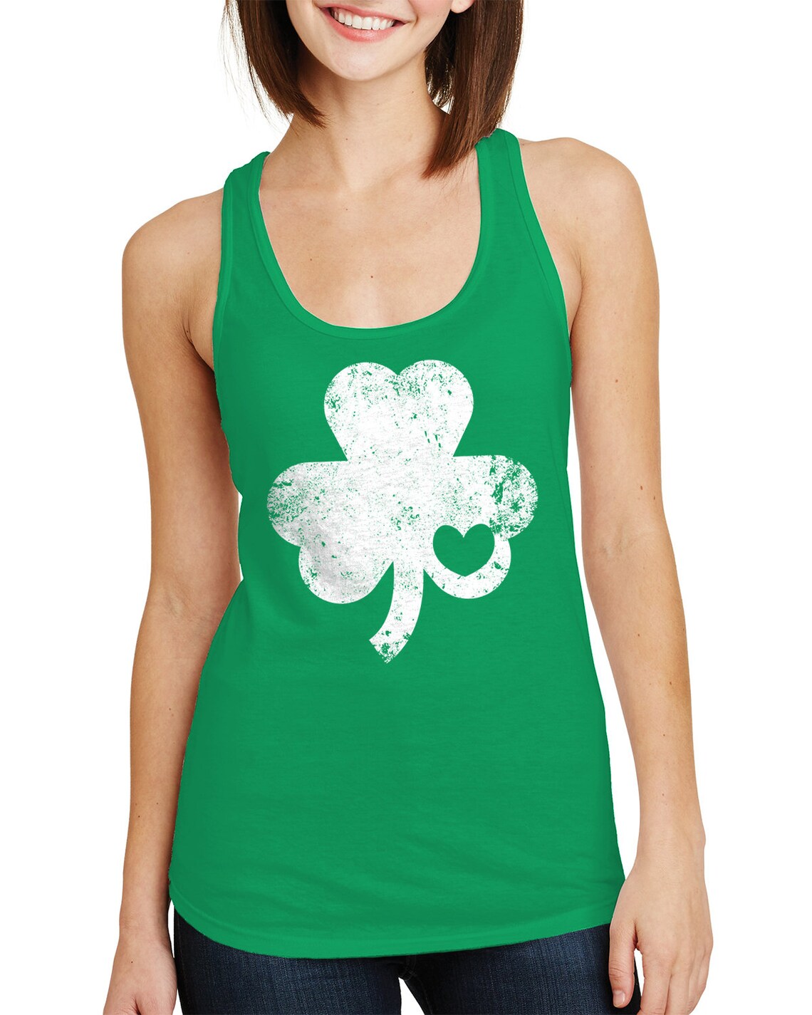 Vintage Shamrock With Heart Women's Short Sleeve - Etsy