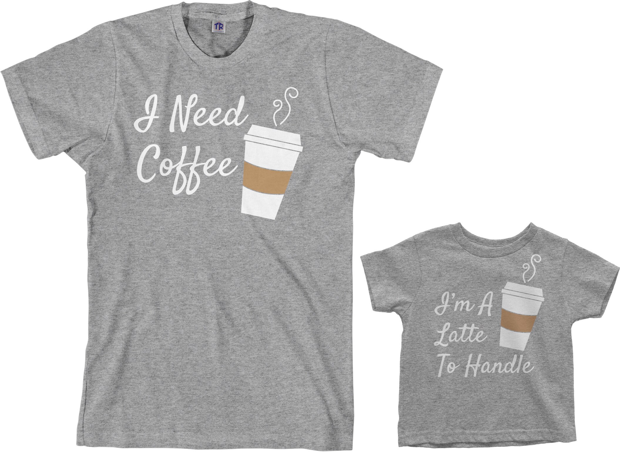 I Need Coffee / I'm A Latte to Handle Men's and | Etsy
