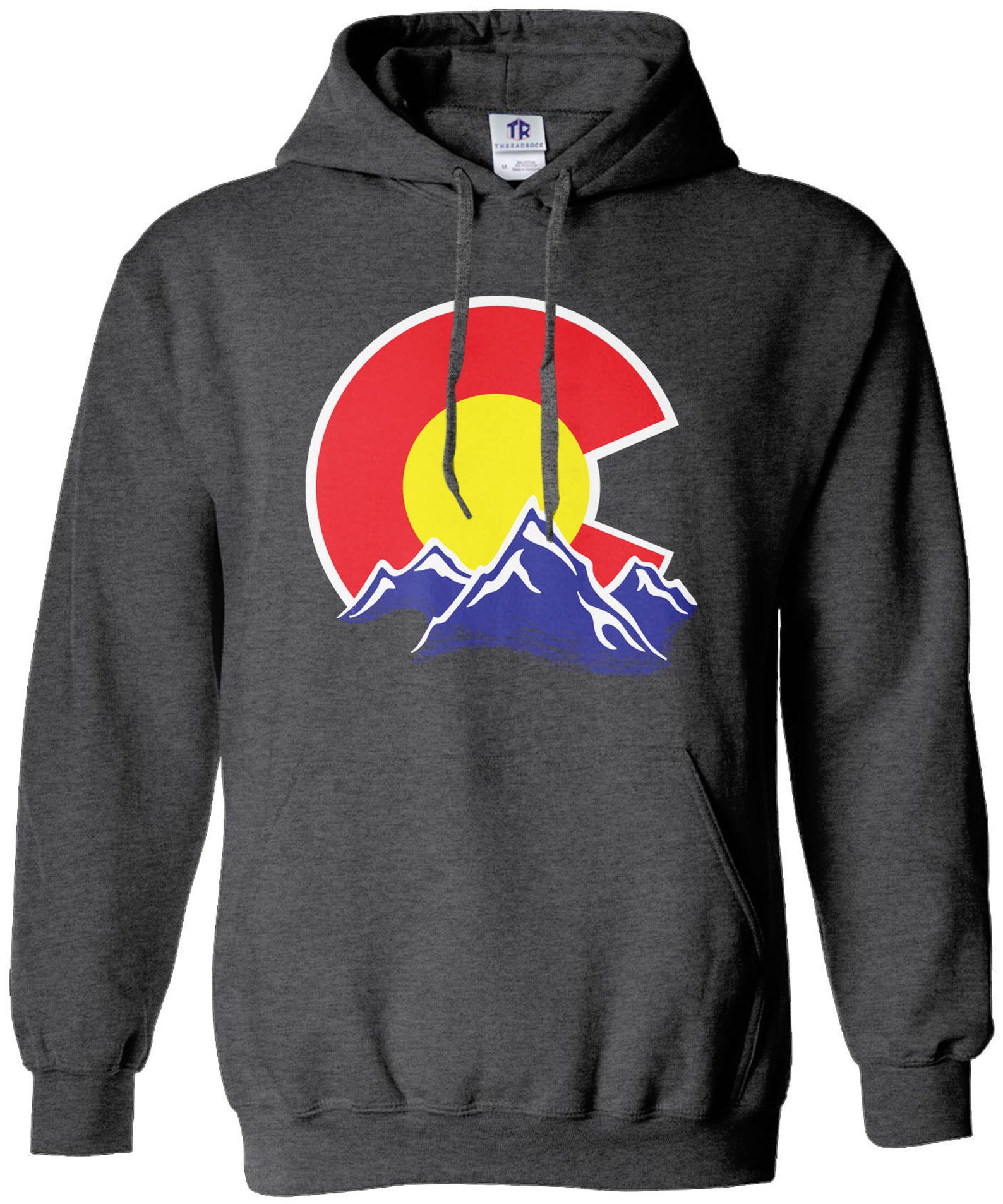 Colorado Mountain Hoodie Sweatshirt - Etsy