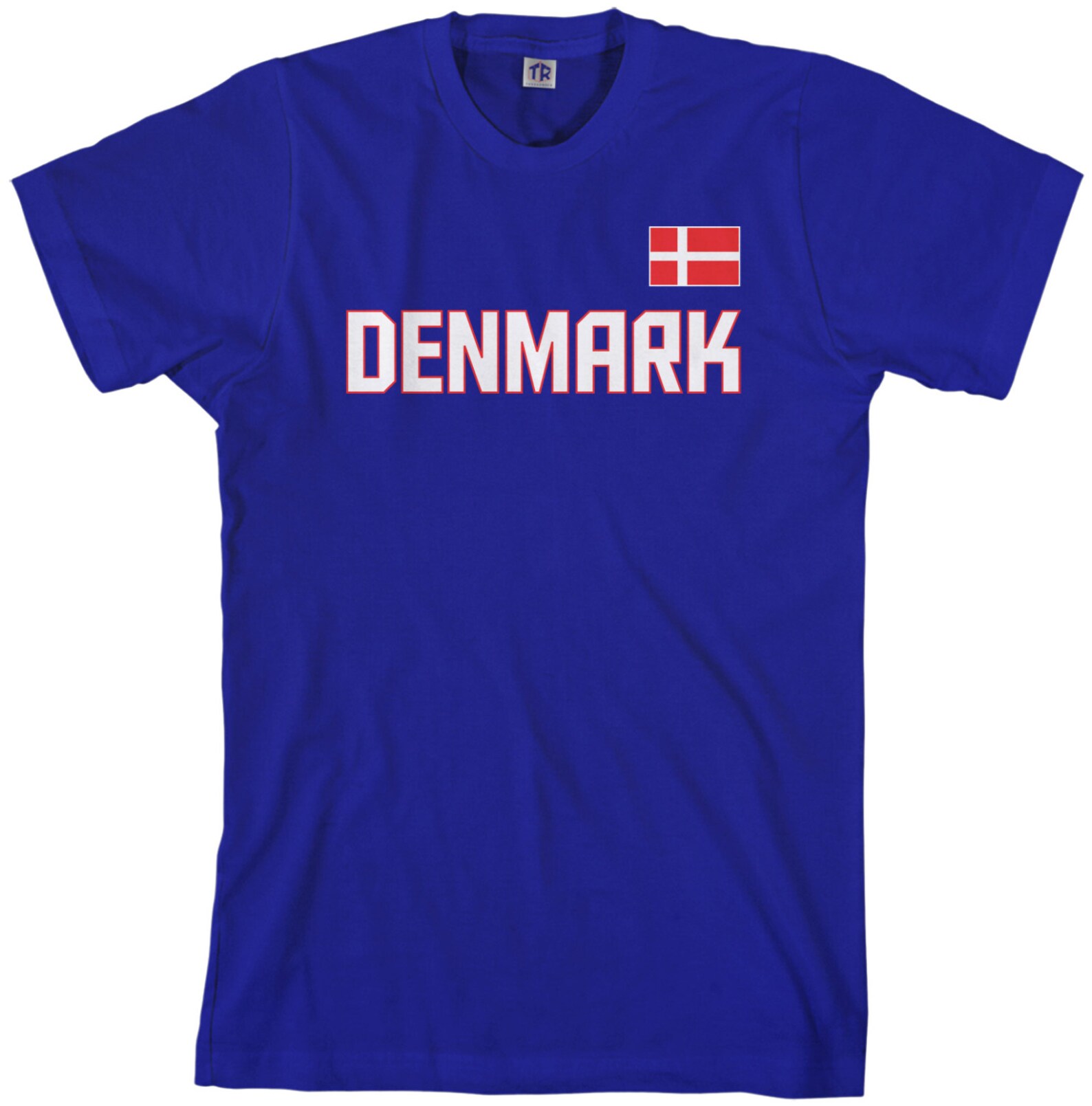 Denmark National Team Men's T-shirt Danish Soccer - Etsy