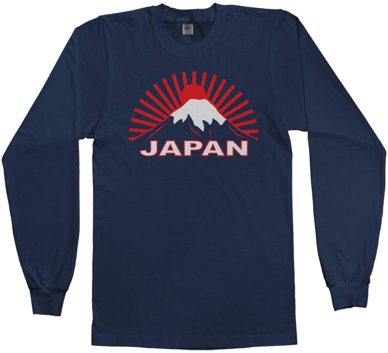 Japan Rising Sun - Men's Long Sleeve T-shirt - Short Sleeve T-shirt ...