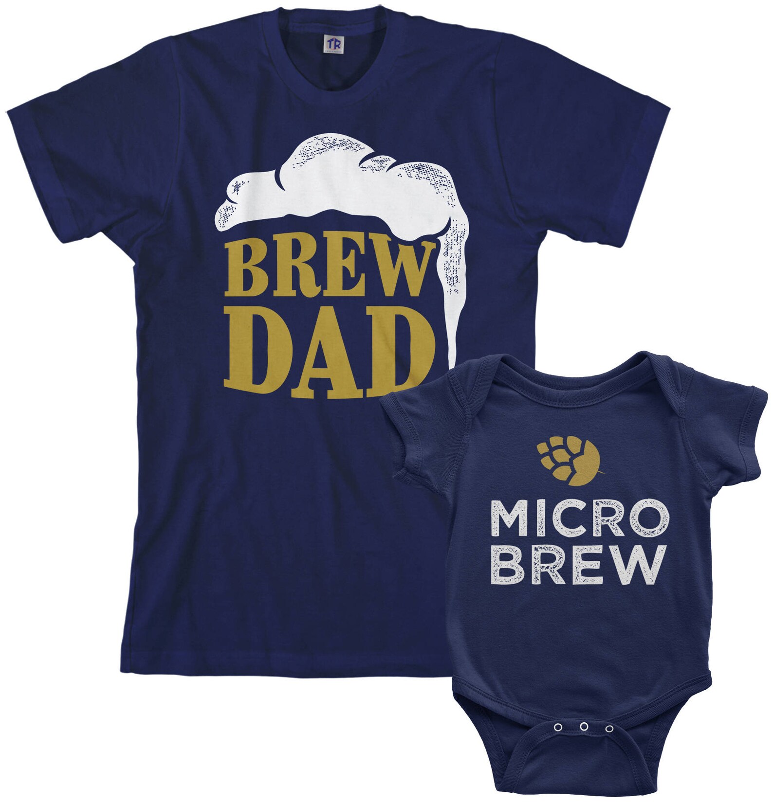 Brew Dad & Micro Brew Men's T-shirt and Infant Bodysuit - Etsy