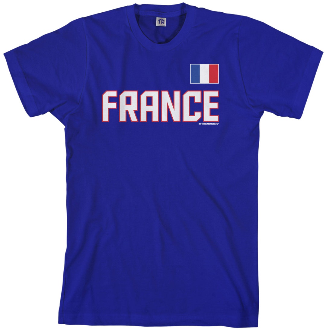 France National Team Men's T-shirt French Republic Riviera Flag Eiffel ...