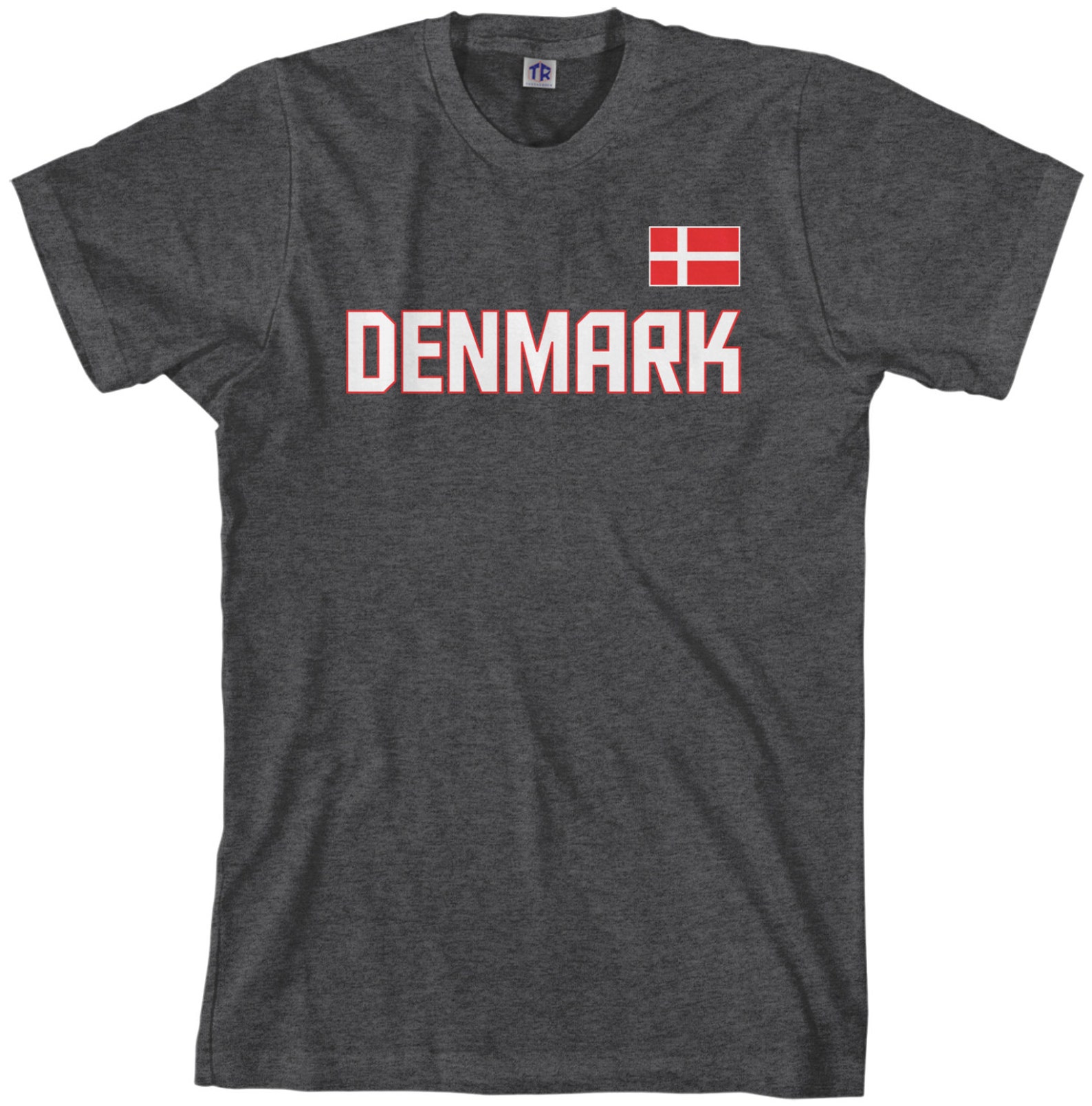 Denmark National Team Men's T-shirt Danish Soccer - Etsy