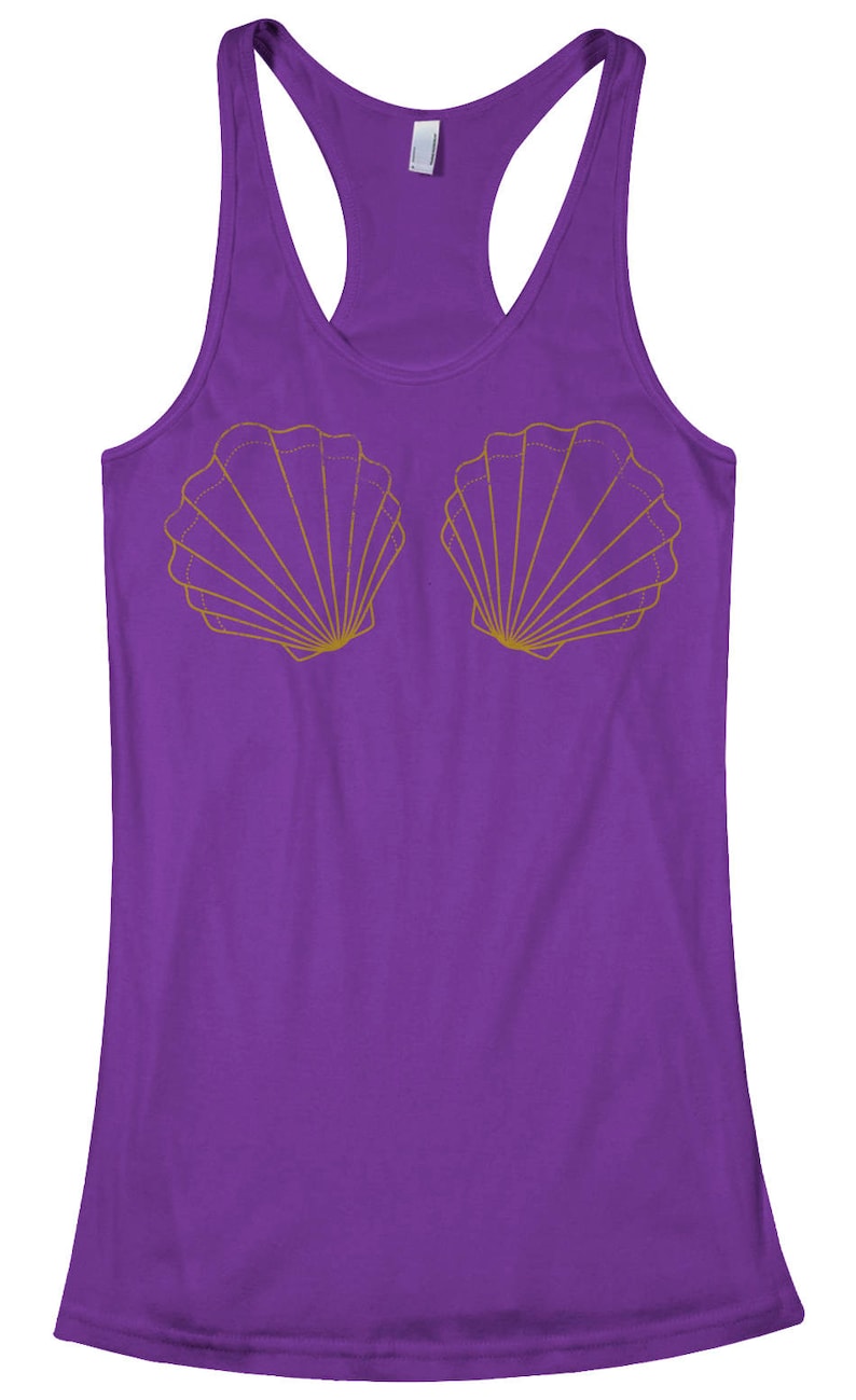 Seashell Seaside Bride Women's Racerback Tank Top - Etsy