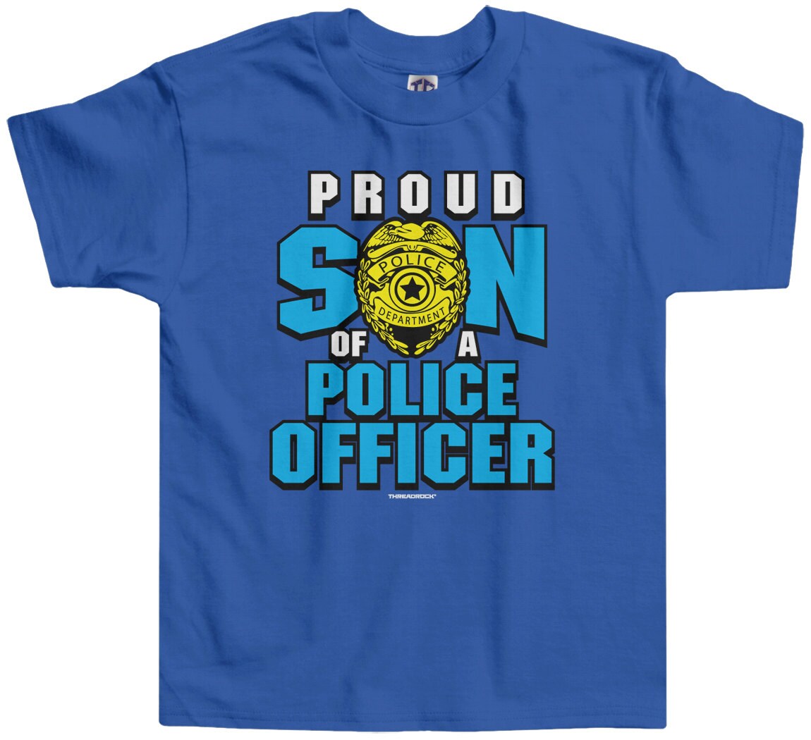 Proud Son of a Police Officer Little Boys' Toddler T-shirt | Etsy