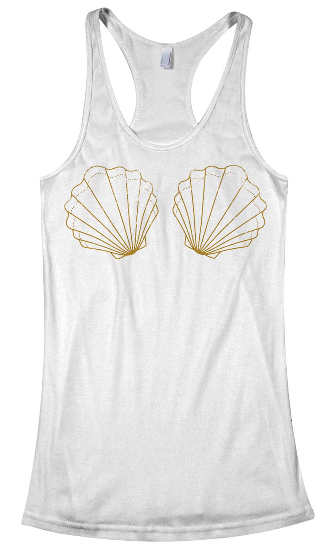 Seashell Seaside Bride Women's Racerback Tank Top - Etsy