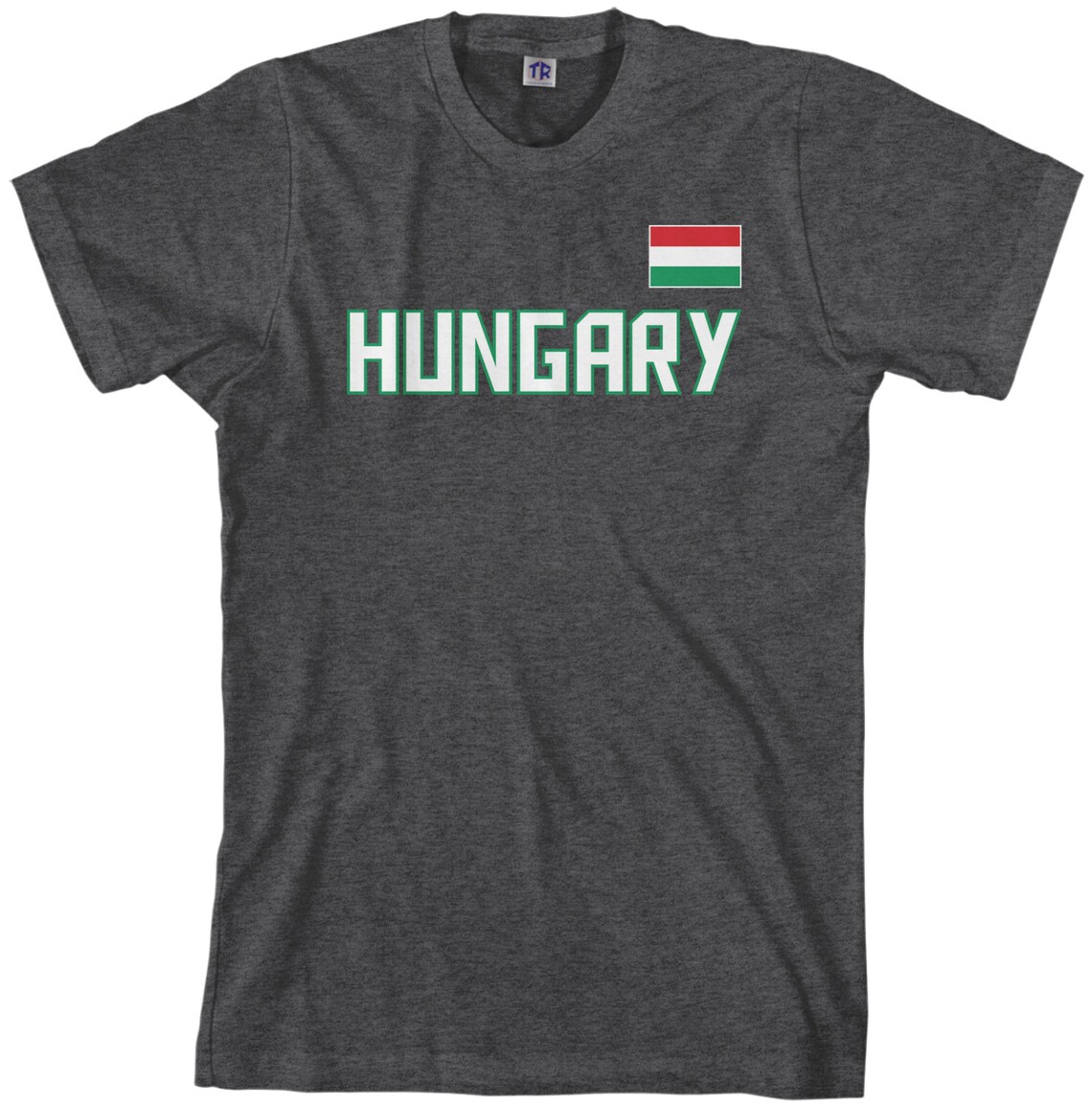 Hungary National Team Men's T-shirt Hungarian Flag European Football ...