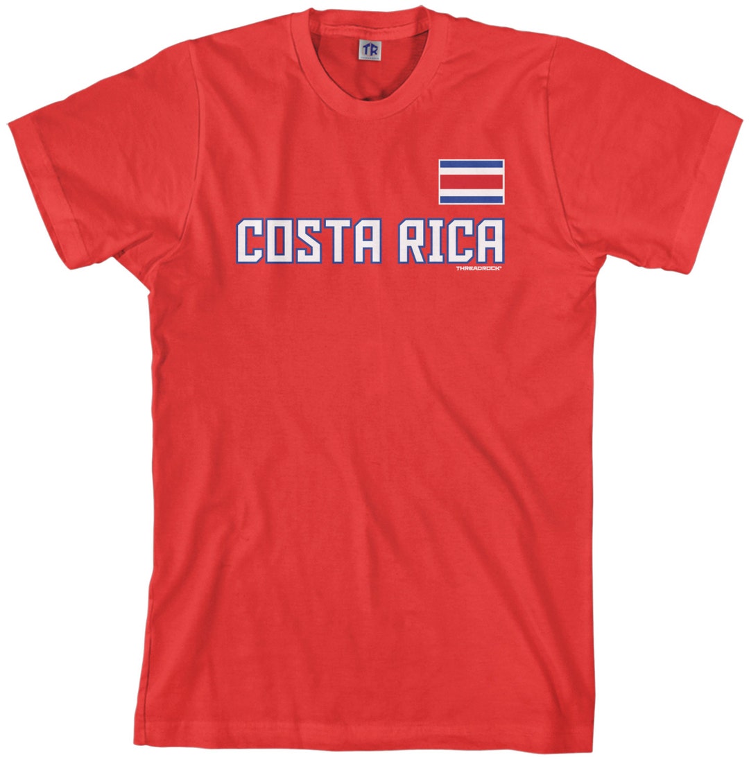 Costa Rica National Team Men's T-shirt Costa Rican Republic Flag ...