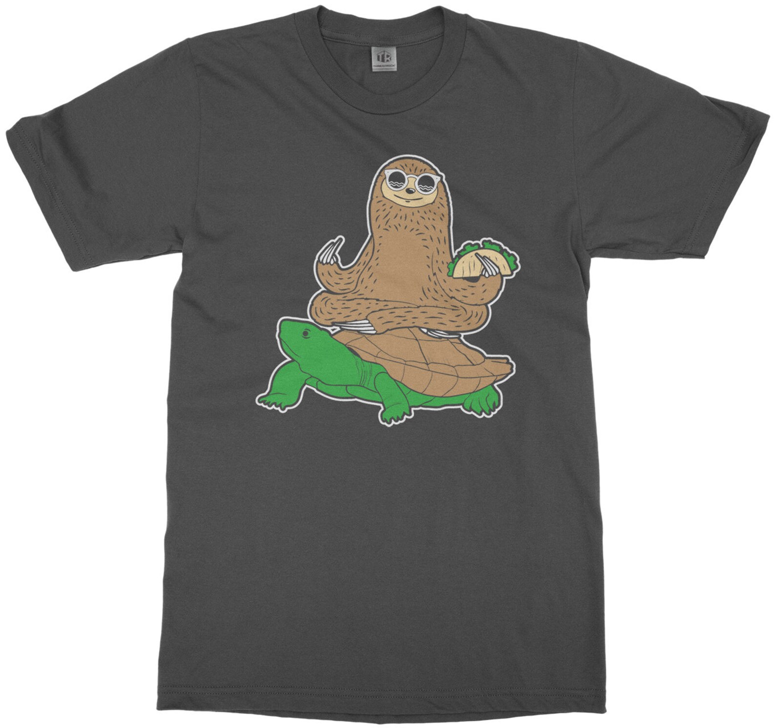 Sloth Riding Turtle Kids' Youth Long and Short Sleeve - Etsy