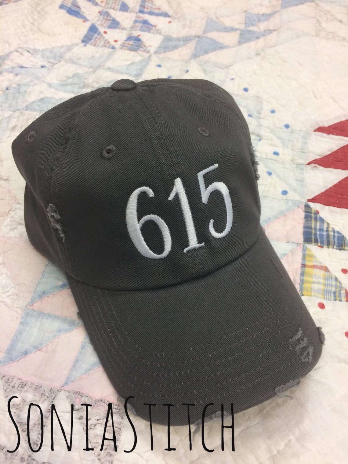 SHIPS IN 1 DAY Area Code Cap Make It Your Area Code 615 | Etsy