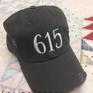 SHIPS IN 1 DAY Area Code Cap Make It Your Area Code 615 Cap 931 Cap ...