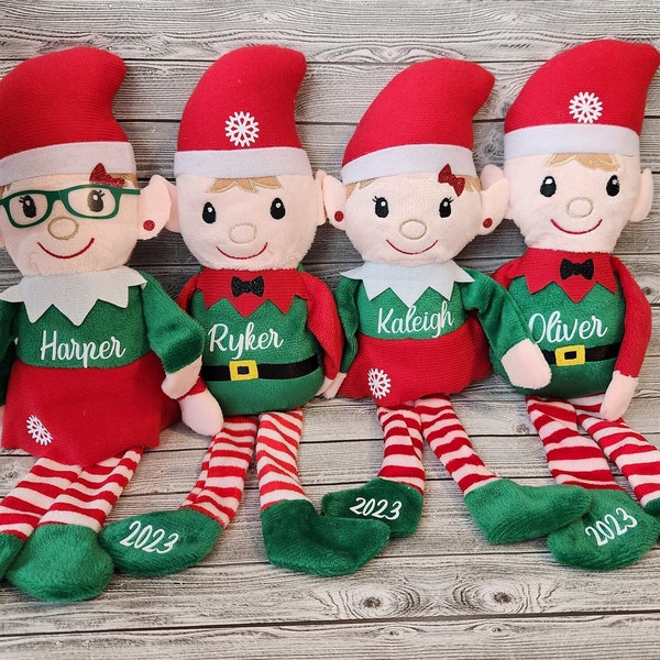 Christmas Plush Elf - Etsy