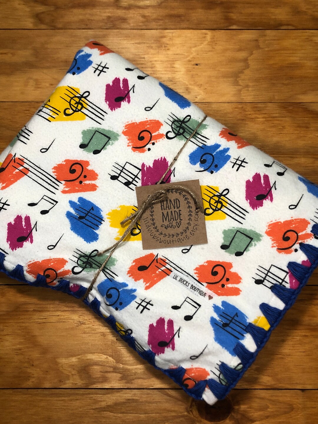 Music Notes Baby Blanket Toddler Blanket - Etsy