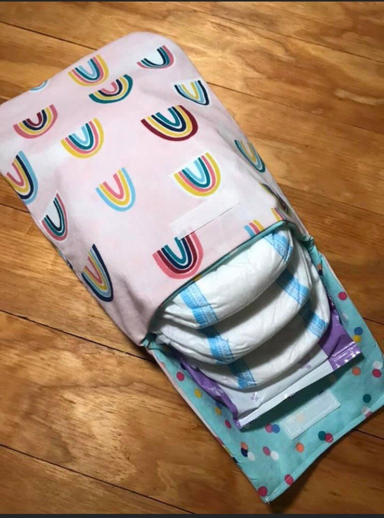 Rainbow Diaper Clutch Rainbow Baby Diaper Bag - Etsy