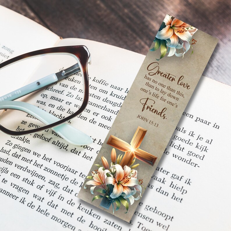 Christian Easter Bible Verse Bookmarks: Floral PNG Set (digital ...