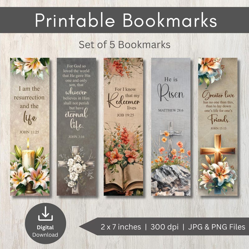 Christian Bookmarks - Etsy
