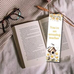 Teacher Appreciation Gift, Printable Bookmarks, Teacher Appreciation ...